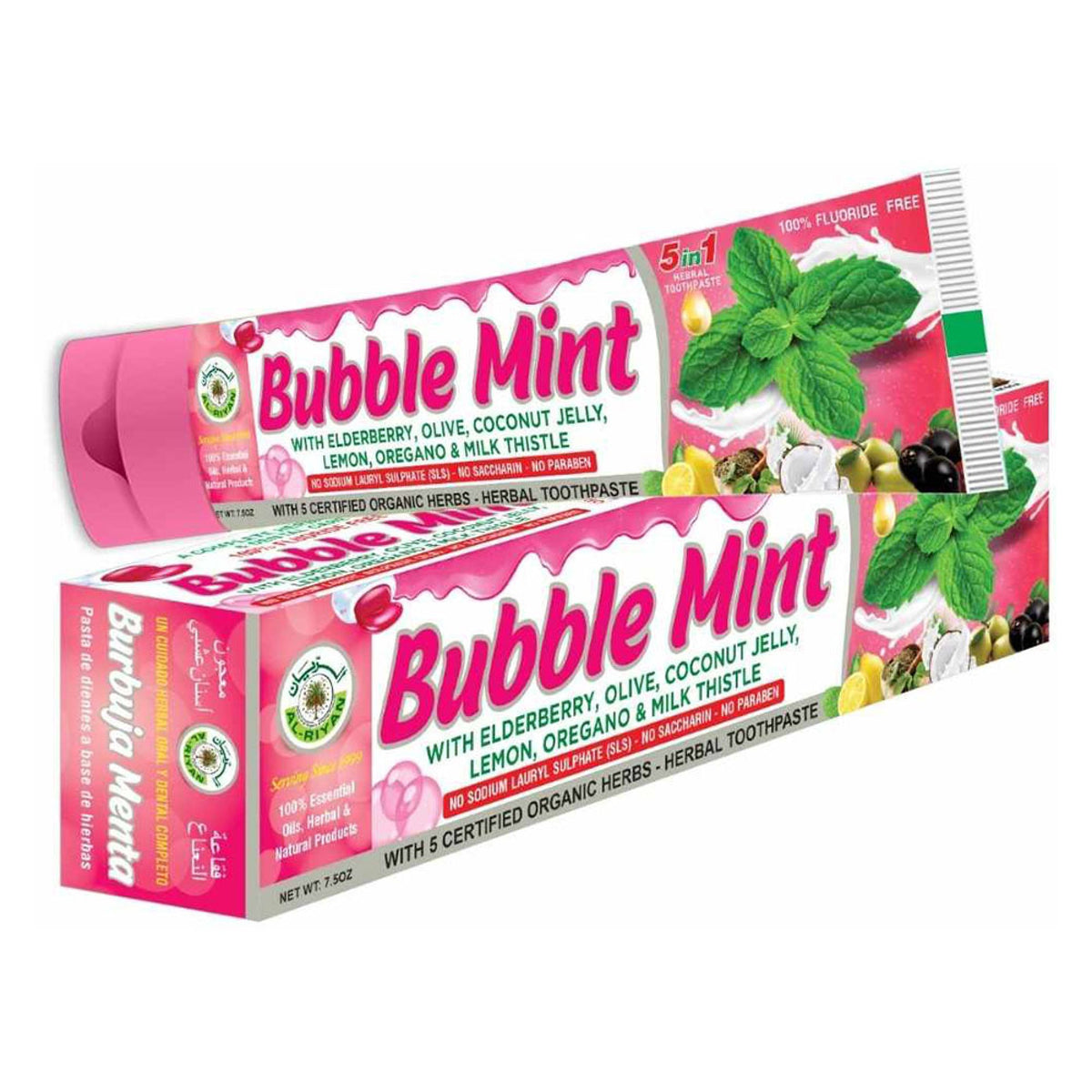 Bubble Mint Herbal Toothpaste | Richmond VA – Adiva Naturals