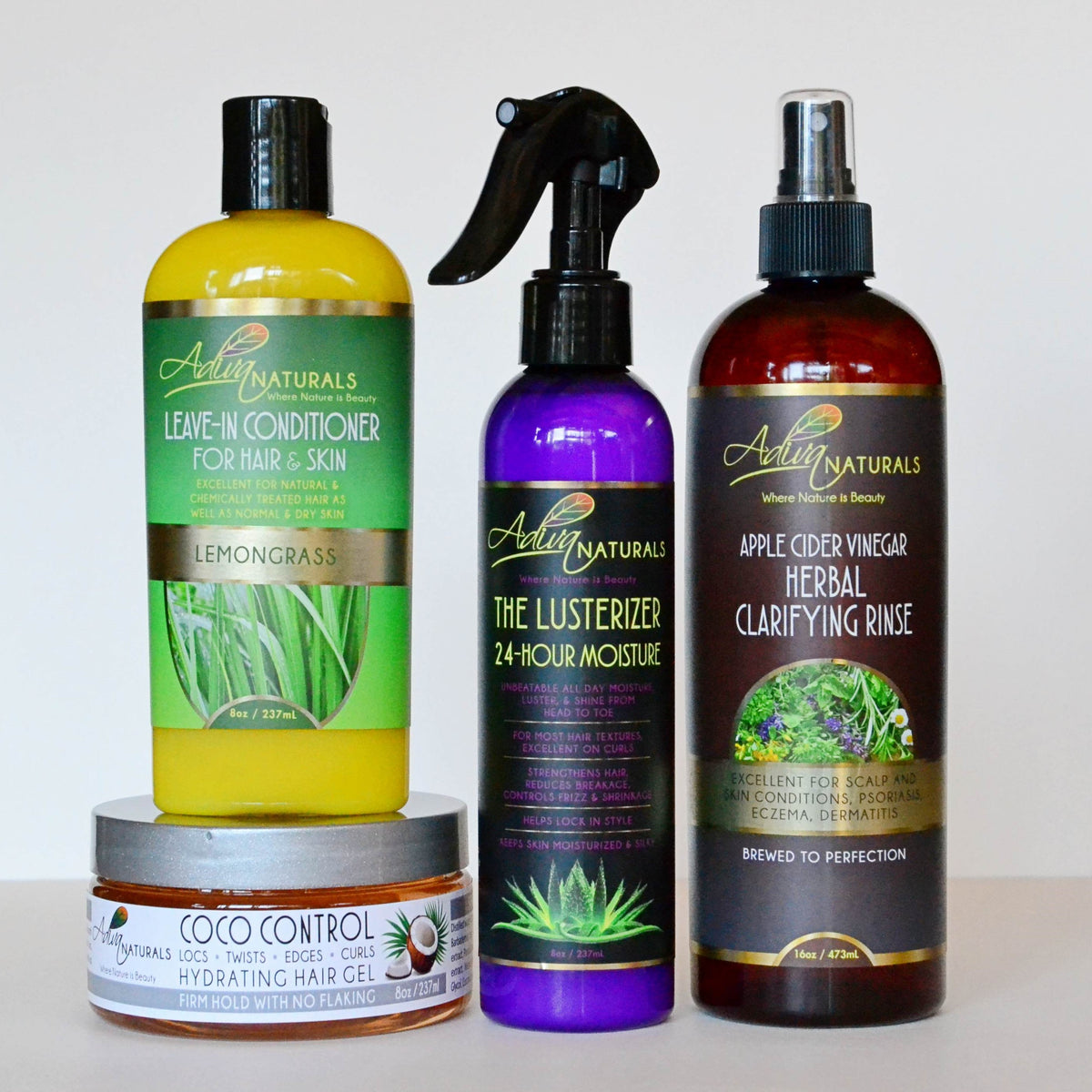 Complete Loc Care Kit: Adiva Naturals' Ultimate Hair & Skin Essentials ...